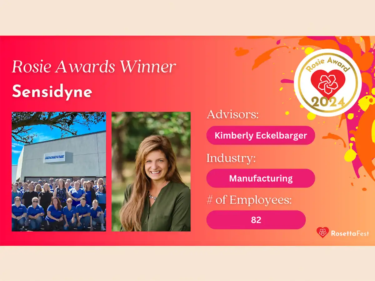 Sensidyne Honored at the Rosie Awards 2024 | ARCW Leavitt Insurance ...